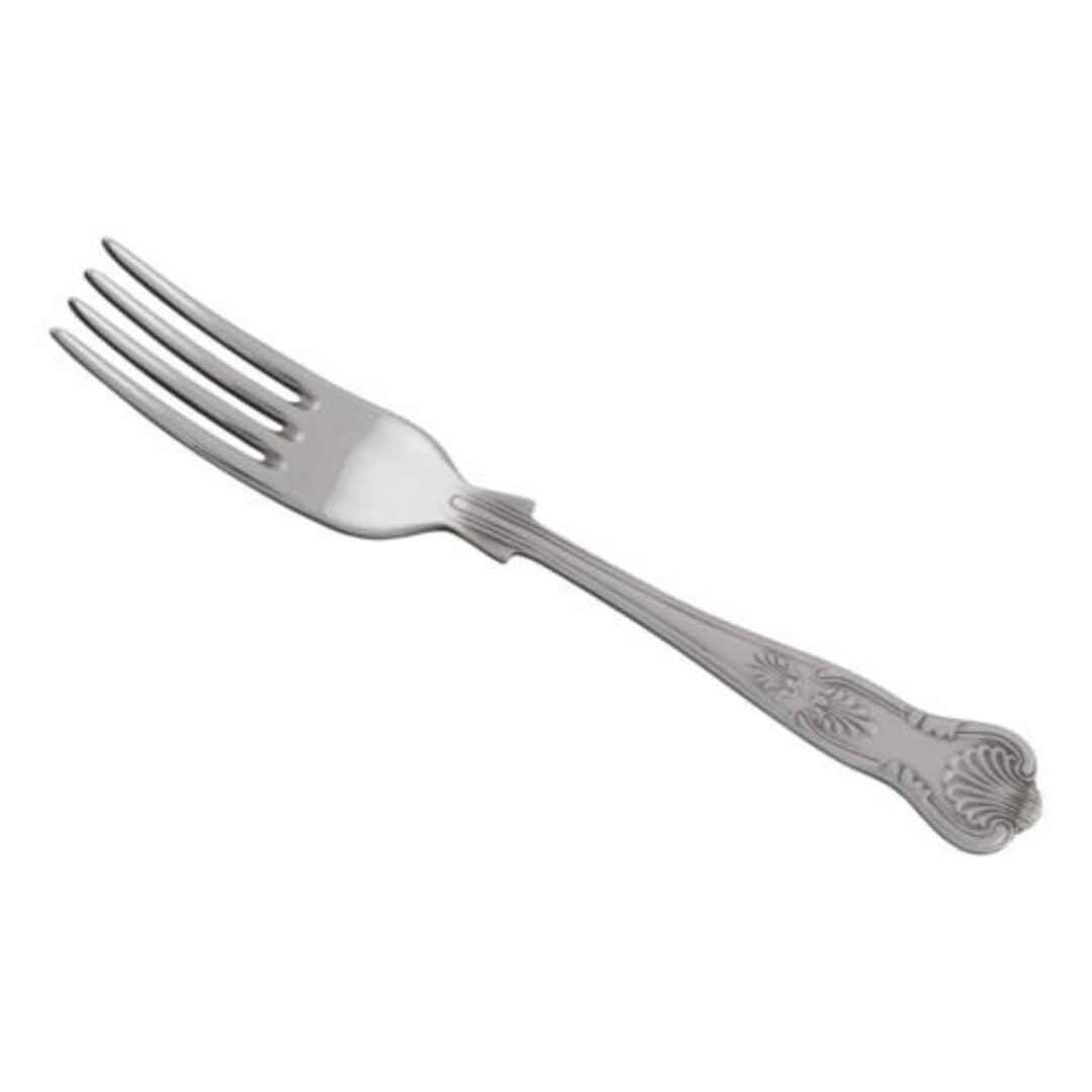 EPNS A1 Silver Plate Cutlery - KINGS Pattern - Dessert Fork / Forks - 7 ...