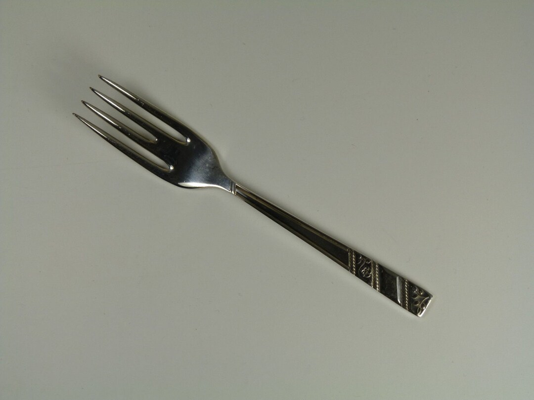 VINERS Cutlery - SILVER ROSE Pattern - Pastry or Small Fork / Forks - 5 ...