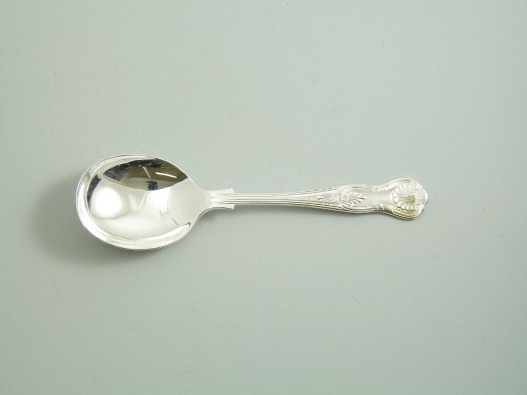 EPNS A1 Silver Plate Cutlery - KINGS Pattern - Soup Spoon / Spoons - 7 ...