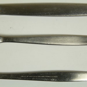 VINERS Cutlery - CHELSEA Steel Pattern - Dinner Fork / Forks - 7 5/8 ...