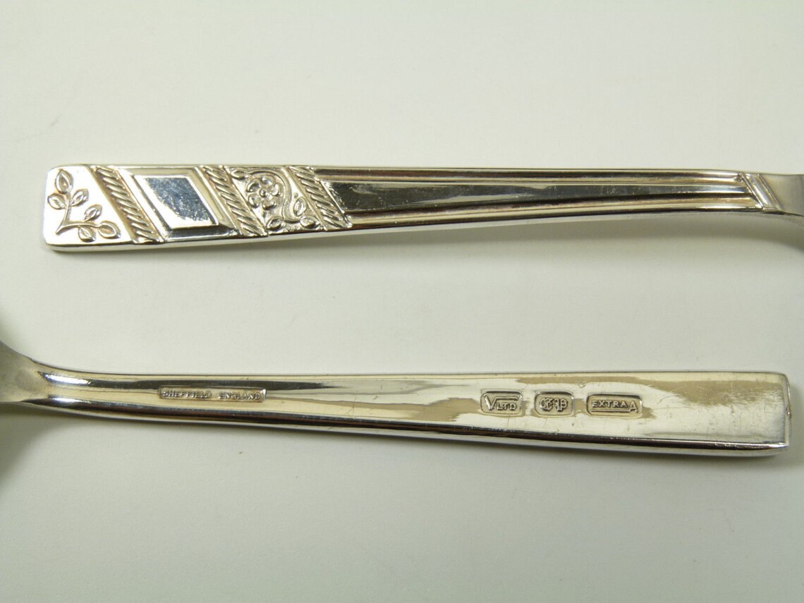 VINERS Cutlery - SILVER ROSE Pattern - Dessert Fork / Forks - 7" - Etsy