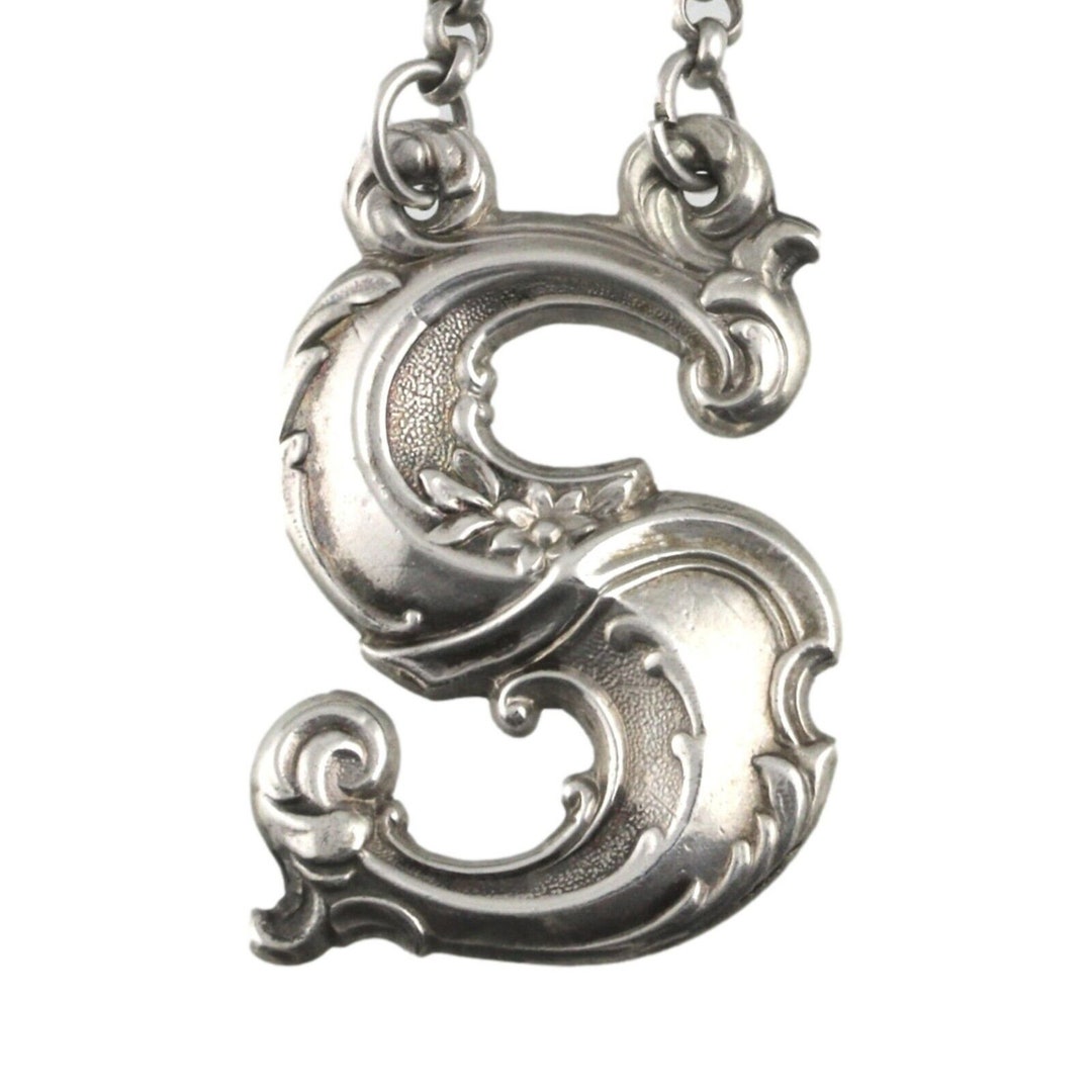 ANTIQUE - Sterling Silver - James Howden Decanter Label - S - Circa ...