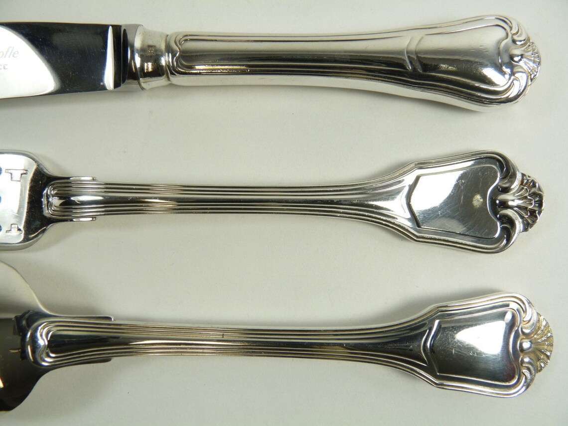 CHRISTOFLE Cutlery PORT ROYAL Pattern Table Fork / Forks | Etsy