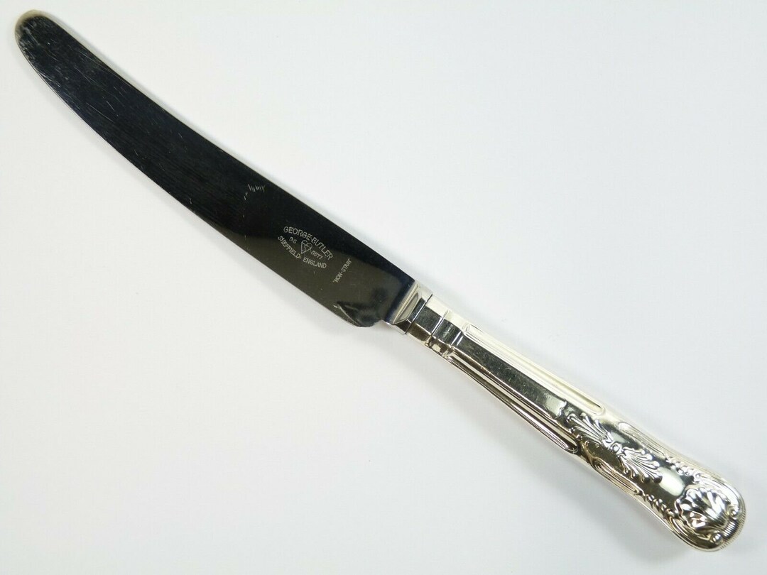 BUTLER Silver Plate - EPNS KINGS Pattern - Table Knife / Knives - 9 3/4 ...