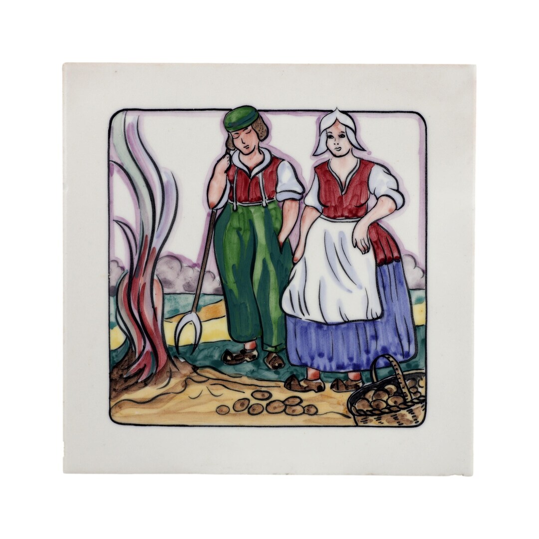 CARTER and Company Tiles Poole Tile DUTCH SCENES by Joseph Roelants ...