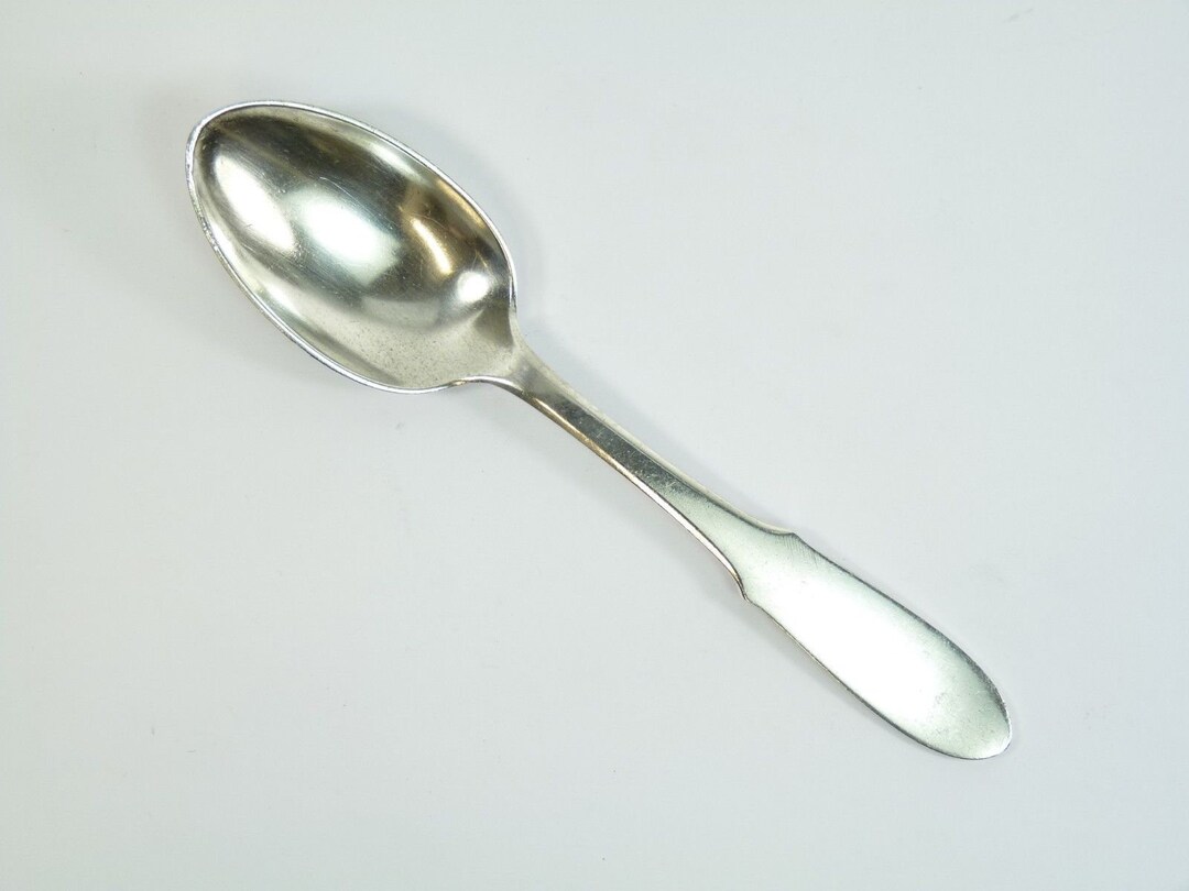Georg JENSEN Cutlery - Silver Plate MITRA / CANUTE Pattern - Spoon - 7 ...