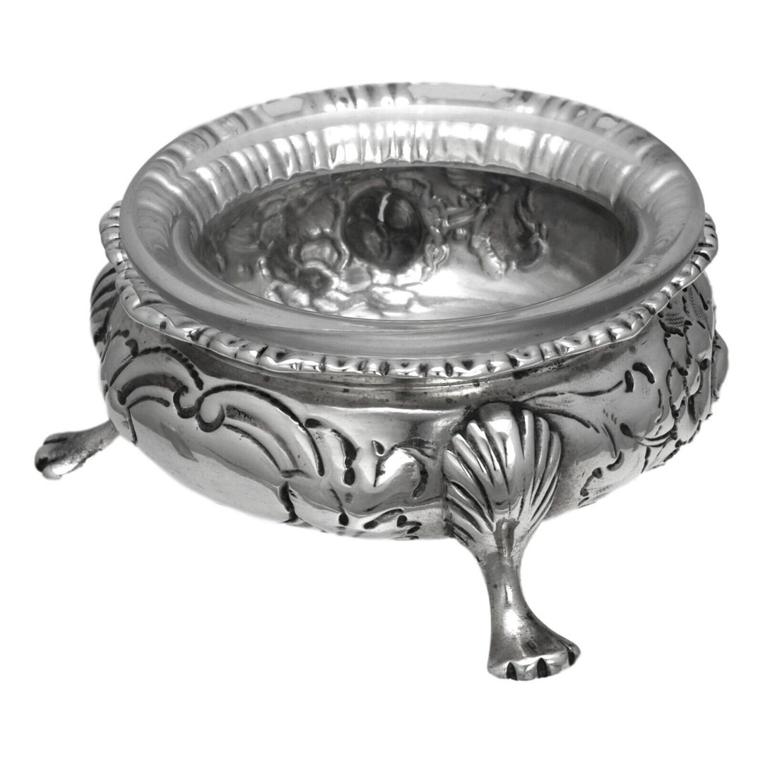 ANTIQUE - Sterling Silver Cauldron SALT Pot - CCH (untraced) - 1900 - Etsy