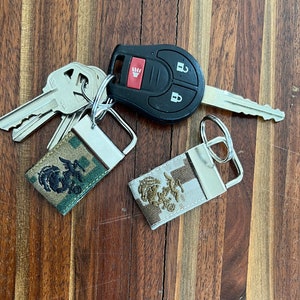 Key Fob-ega-eagle Globe Anchor- Usmc-united States Marine Corps-marine ...