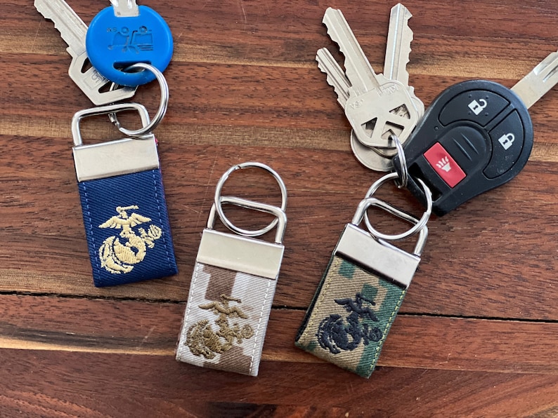 Key Fob-ega-eagle Globe Anchor Usmc-united States Marine - Etsy