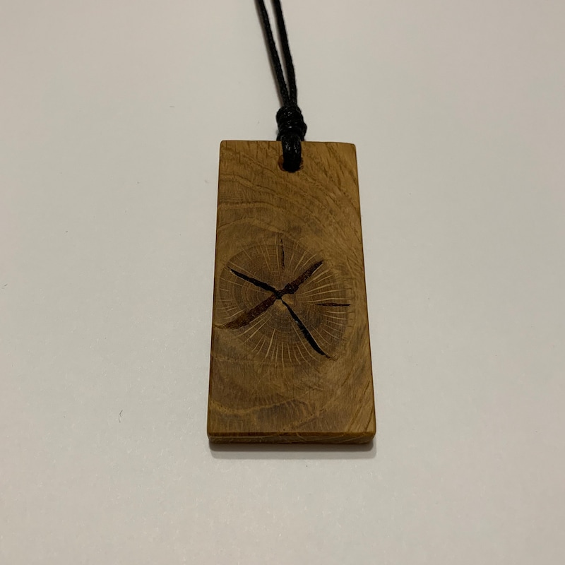 Wood Slice Necklace - Etsy