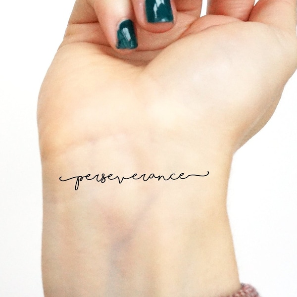 Perseverance Tattoo - Etsy