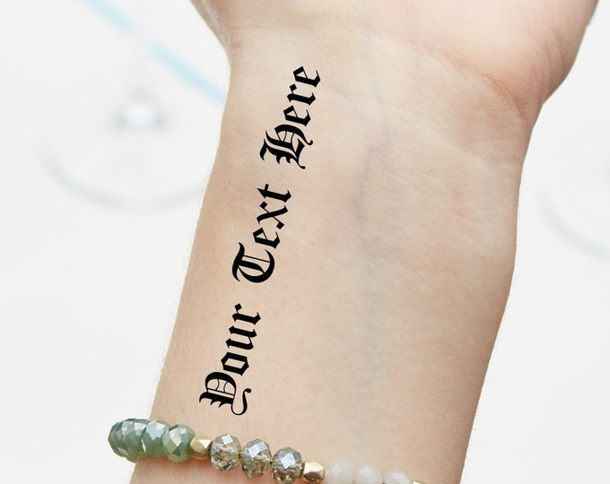 Surrender Temporary Tattoo Sticker set of 2 - Etsy