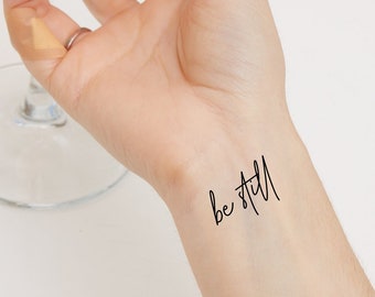 Selah Temporary Tattoo Sticker set of 2 - Etsy