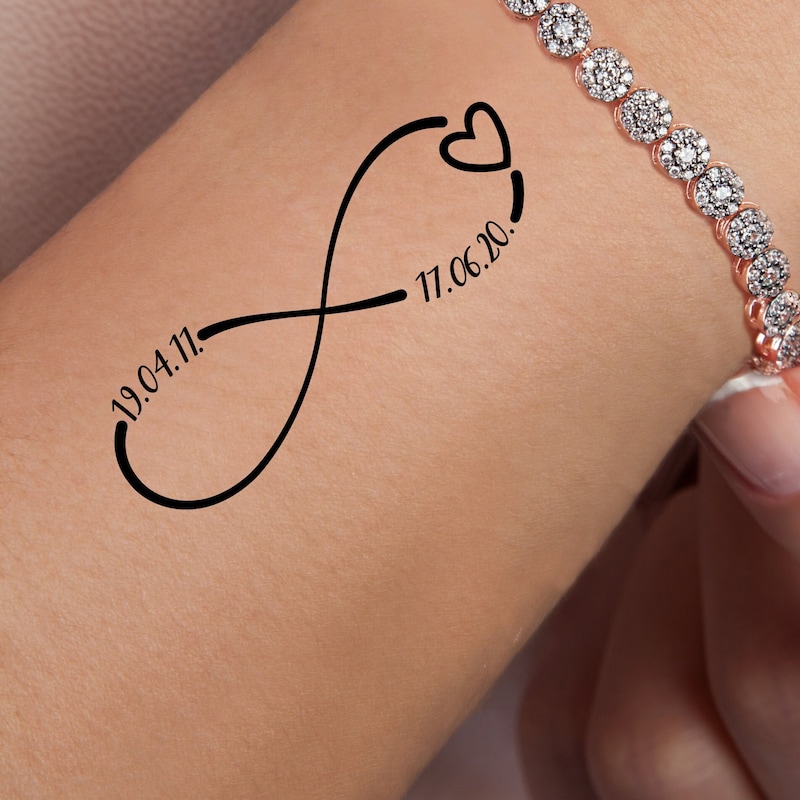 Love Infinity Tattoo - Etsy
