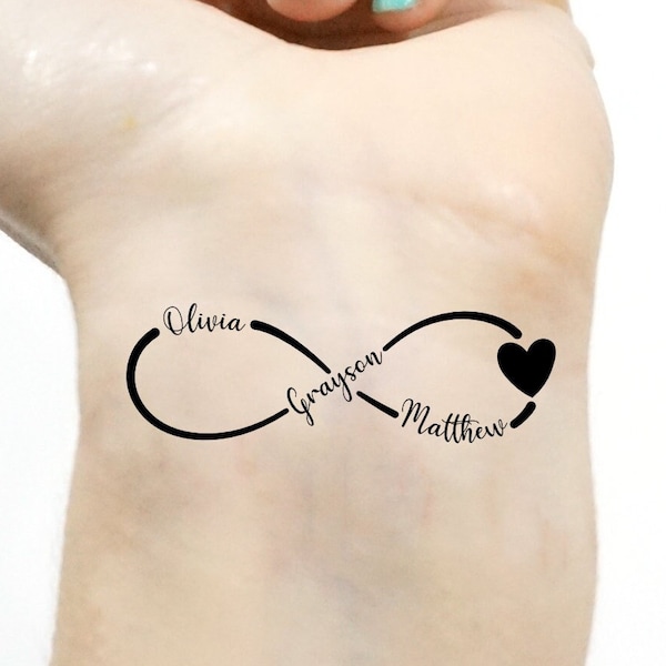 Custom Tattoo Kids Names - Etsy