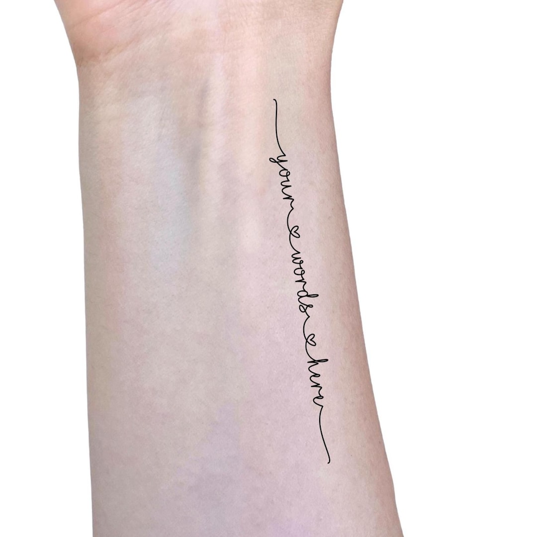 Custom Temporary Tattoos, Kids Names Personalized Designs Flash Tat ...