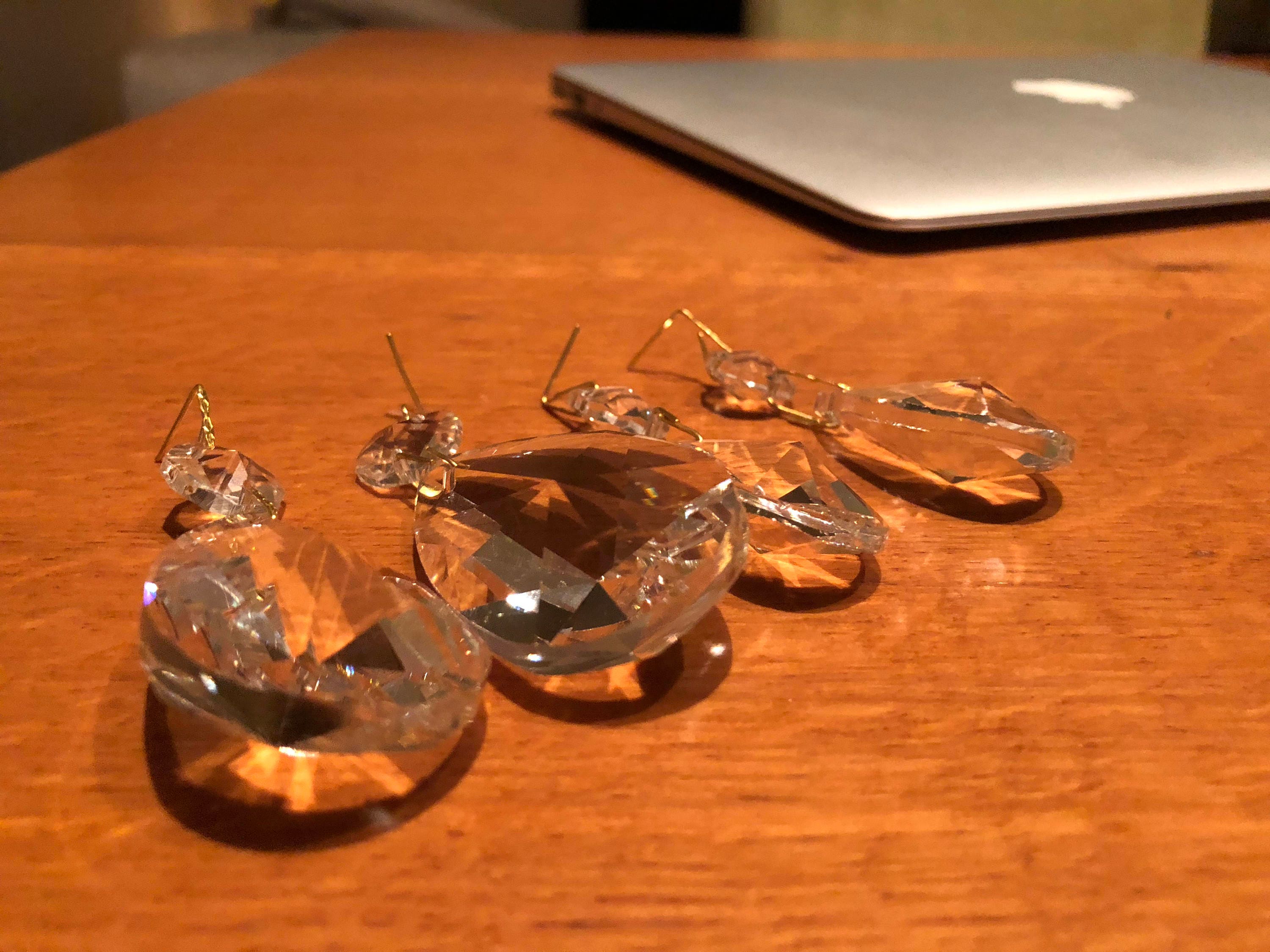 Crystals or Pendent Hanging Drops, Spare Parts for Chandeliers - Etsy