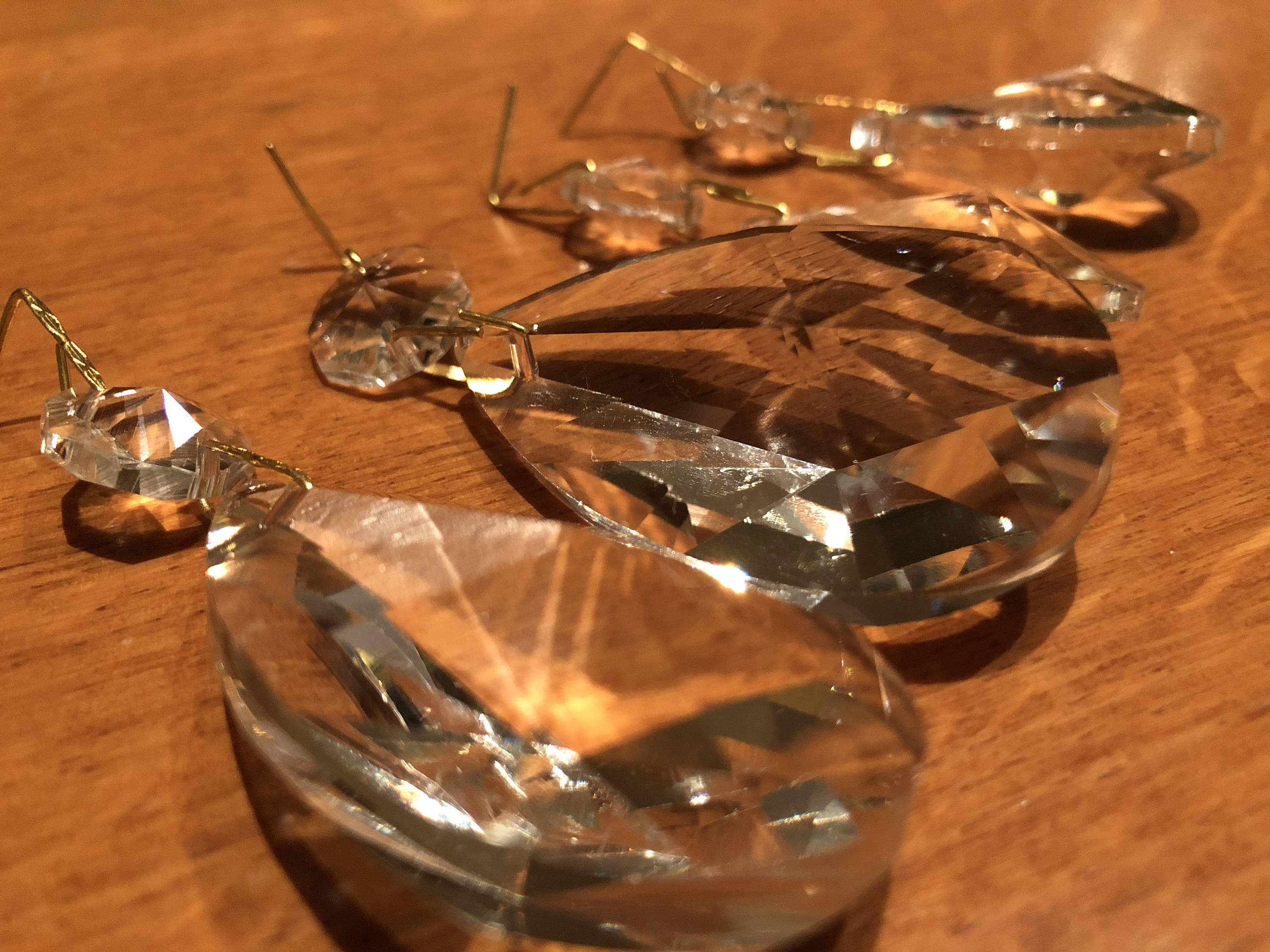 Crystals or Pendent Hanging Drops, Spare Parts for Chandeliers - Etsy