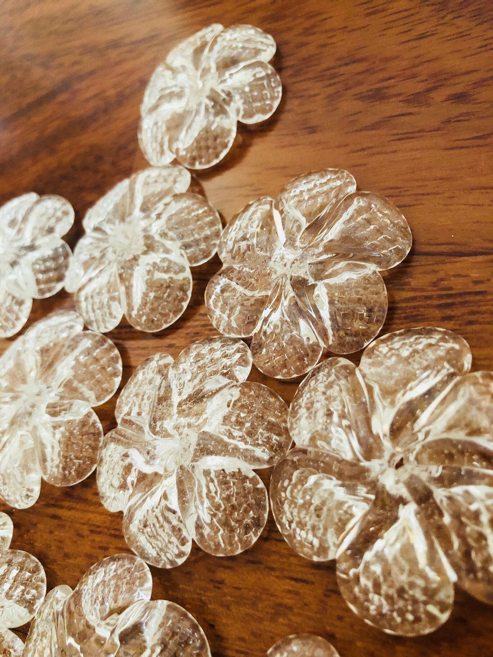 Rosettes, With Smooth Nails, Spare Parts in Murano Blown Glass - Etsy