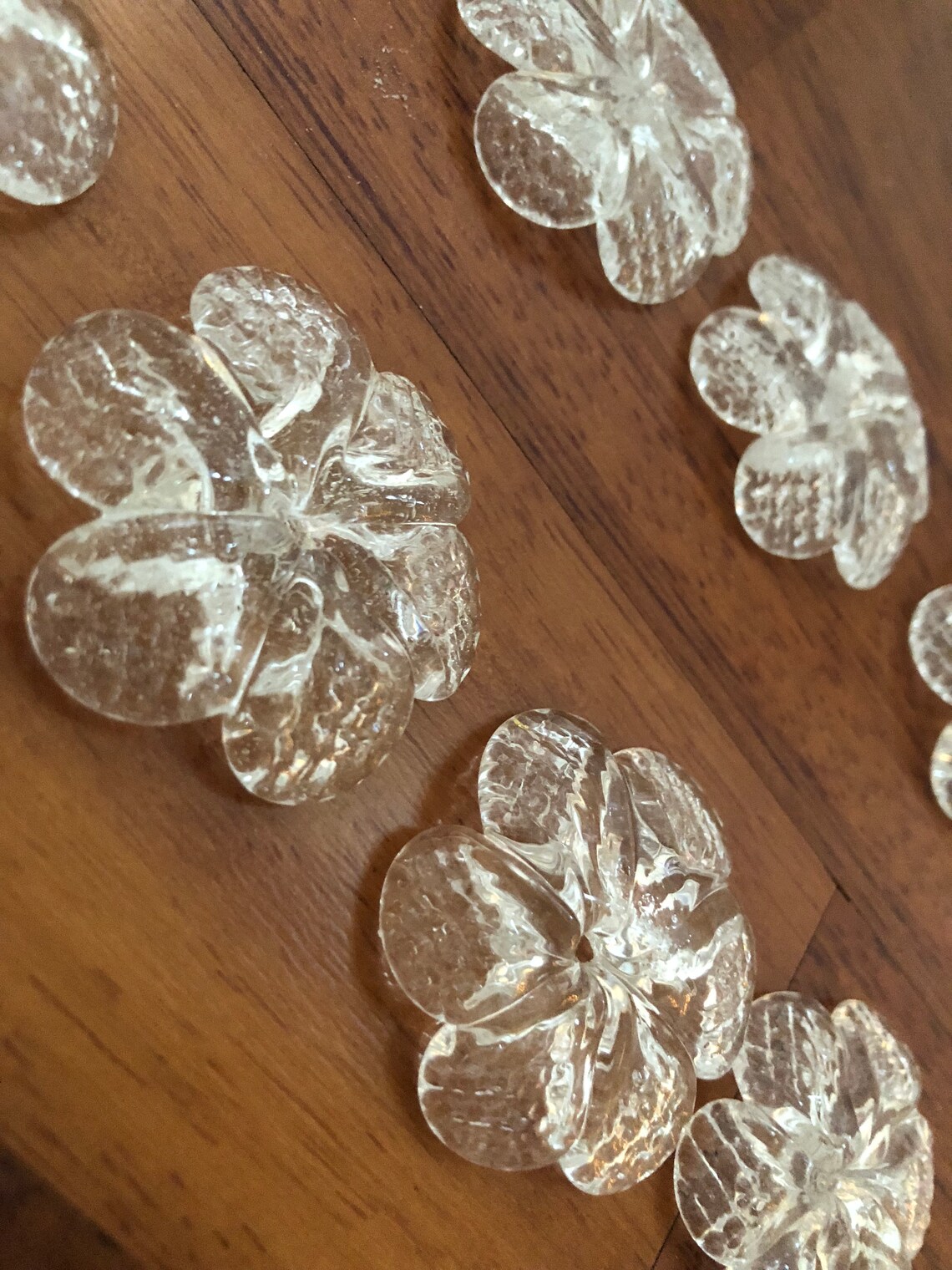 Rosettes, With Smooth Nails, Spare Parts in Murano Blown Glass - Etsy