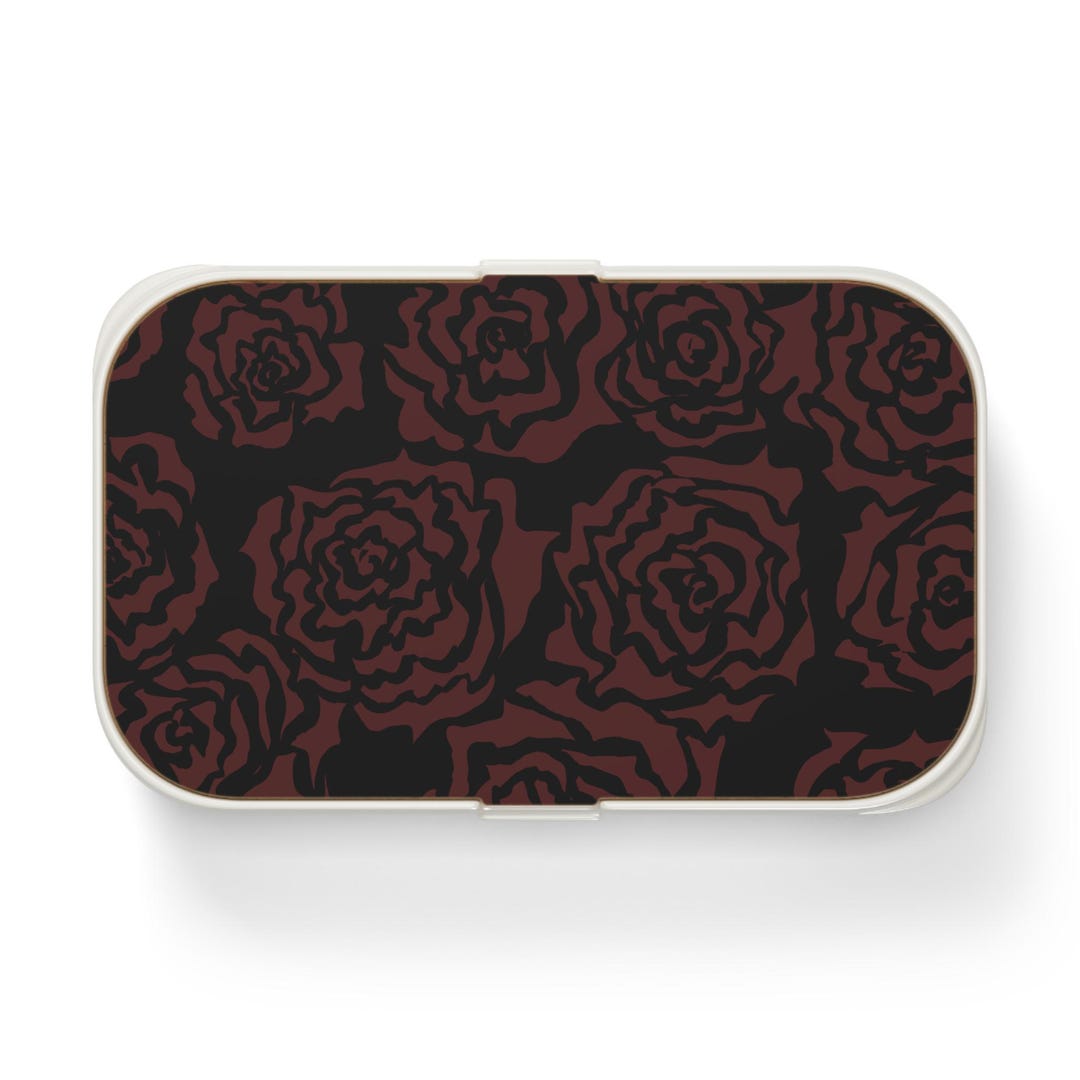 Romantic Red Rose Bento Lunch Box - Stylish Meal Prep Container for ...