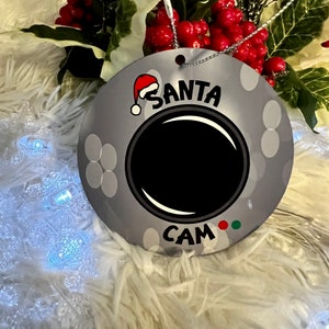 Santa Cam Ornament, Elf Cam Ornament, Santa Camera Ornament With Letter ...