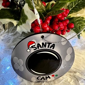 Santa Cam Ornament, Elf Cam Ornament, Santa Camera Ornament With Letter ...