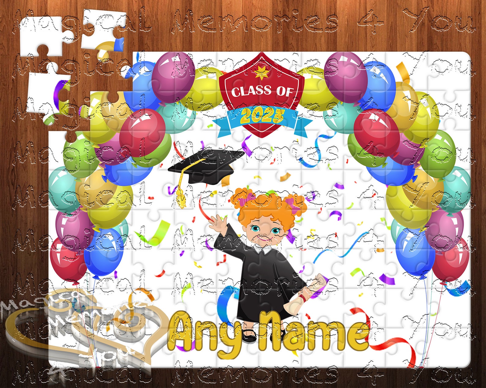 Preschool Graduation Puzzle, Class of 2026 Puzzle, Kindergarten ...
