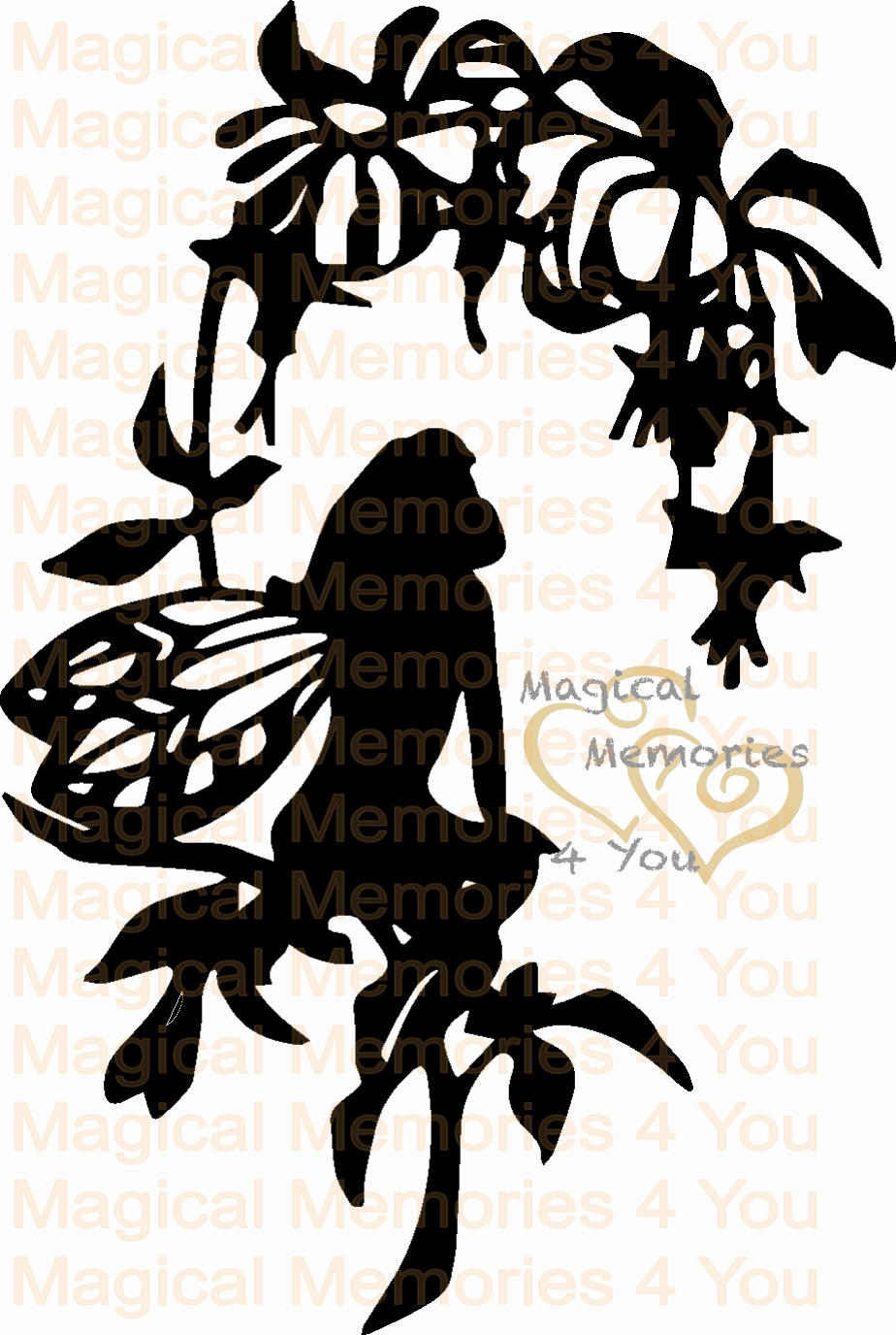 Fairy Cut File Digital Cut File SVG Pdf Dxf Garden Fairy | Etsy