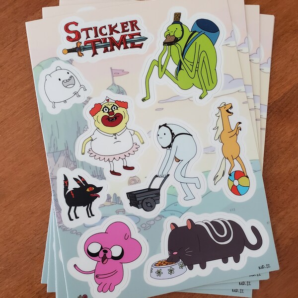 Adventure Time Stickers - Etsy