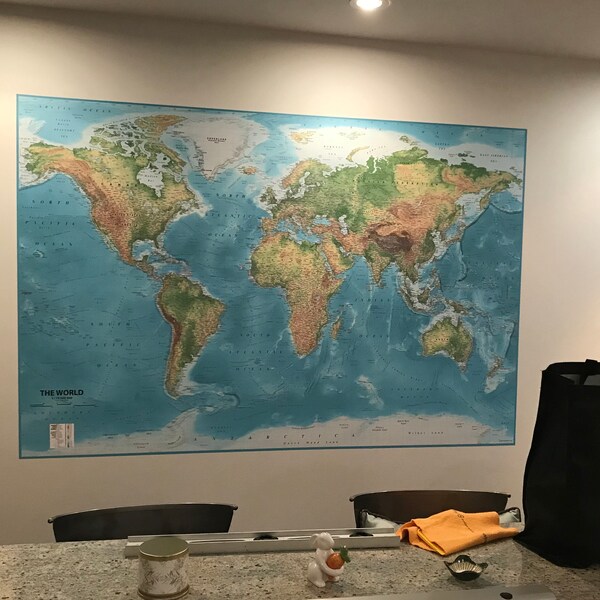 World Map Vinyl - Etsy