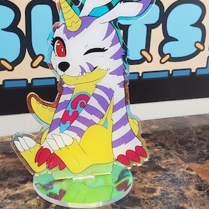 6 Digimon Gabumon Rainbow Acrylic Standee - Etsy