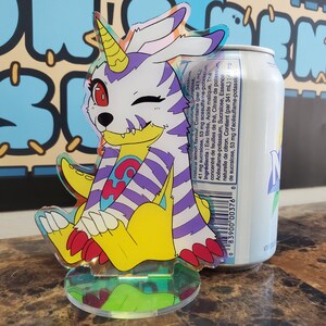 6 Digimon Gabumon Rainbow Acrylic Standee - Etsy