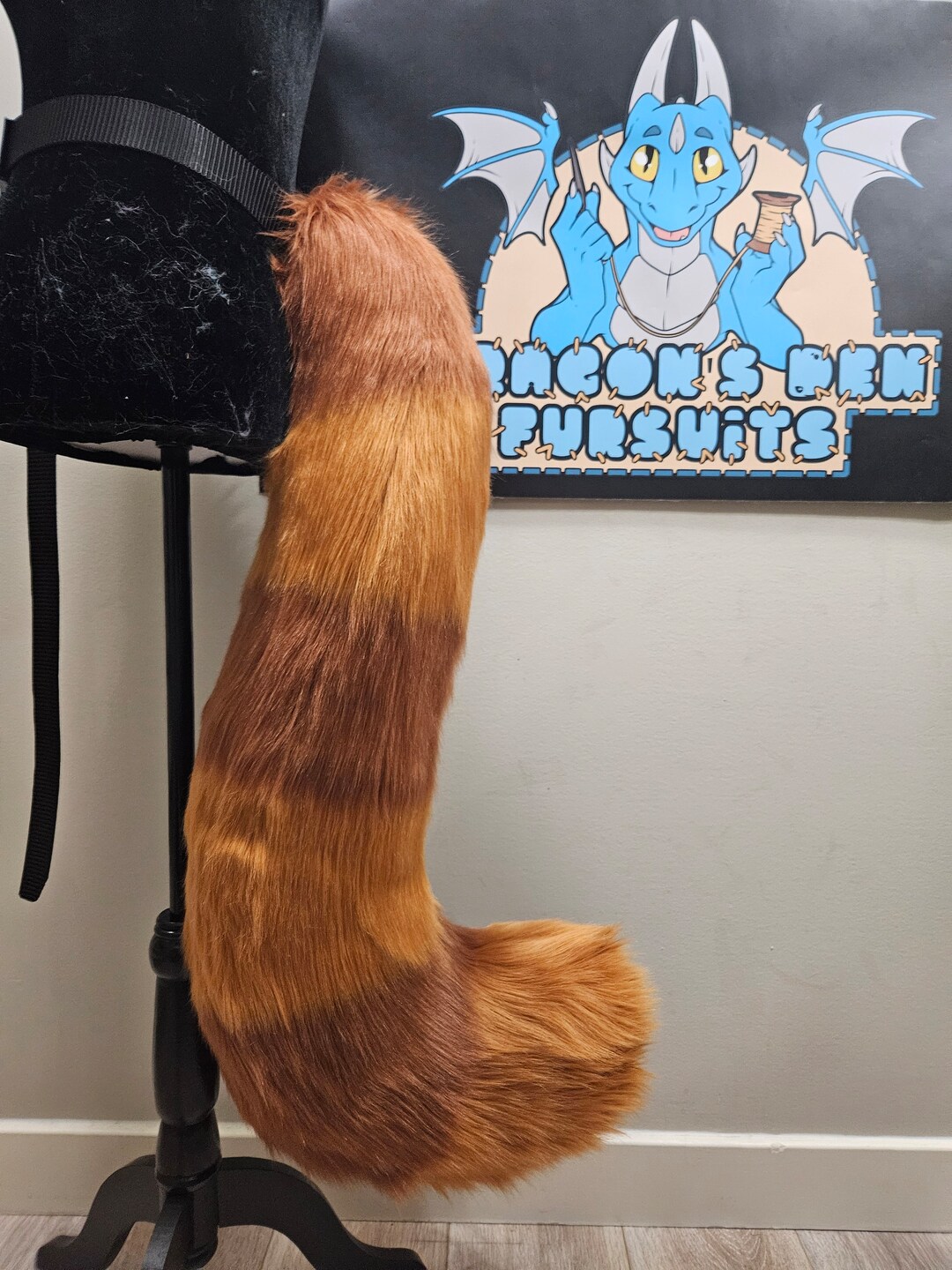 Xl 36 Amber and Rust Red Panda Fursuit Costume Tail FREE US SHIPPING - Etsy