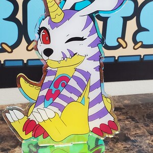 6 Digimon Gabumon Rainbow Acrylic Standee - Etsy