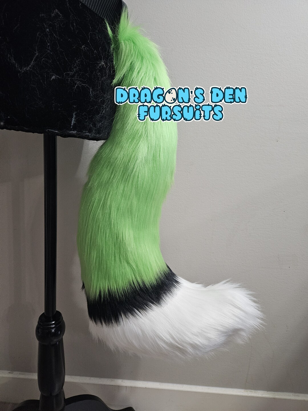 24" Lime Green Fox Fursuit Tail FREE US SHIPPING - Etsy