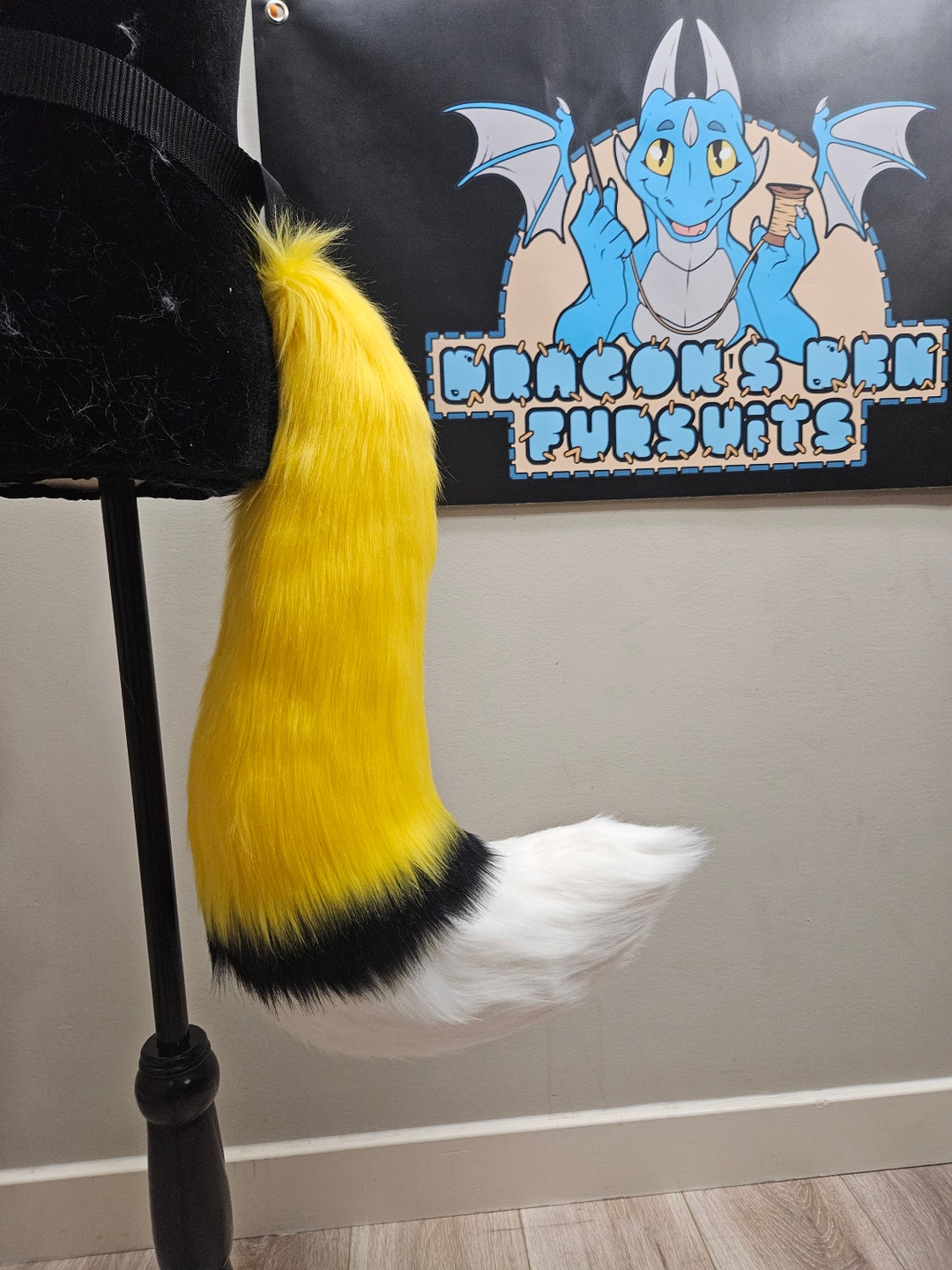 24 Yellow Fox Fursuit Tail FREE US SHIPPING - Etsy