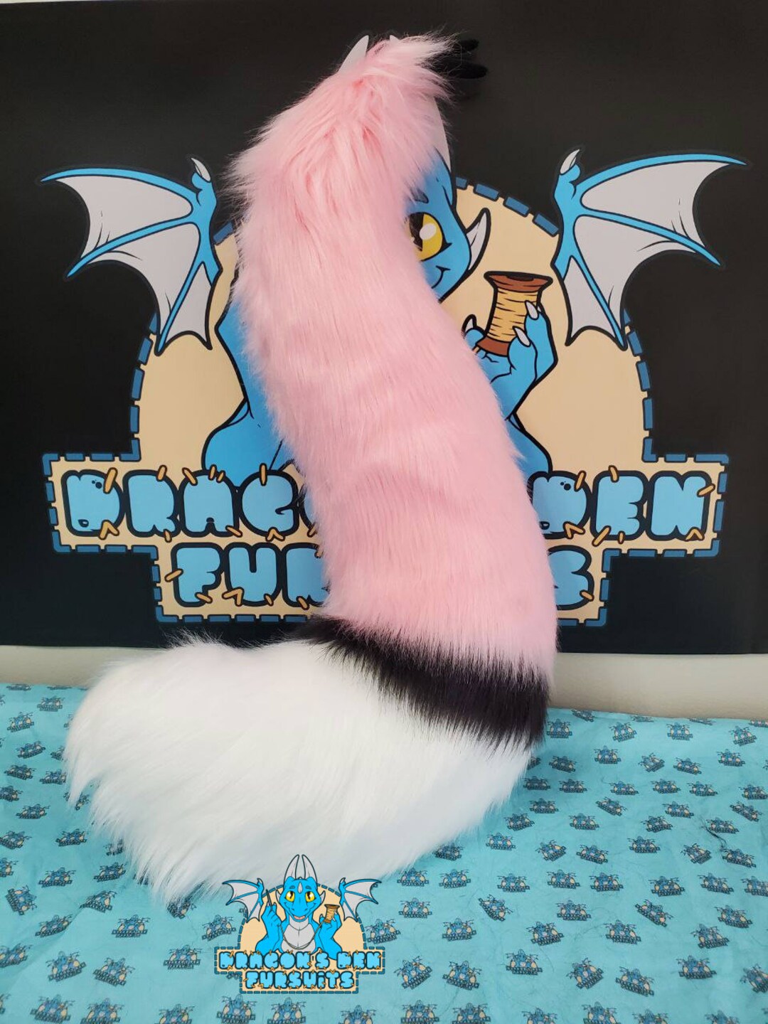 Baby Pink Fox Fursuit Tail FREE US SHIPPING - Etsy