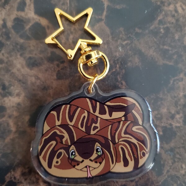 Snake Keychain - Etsy