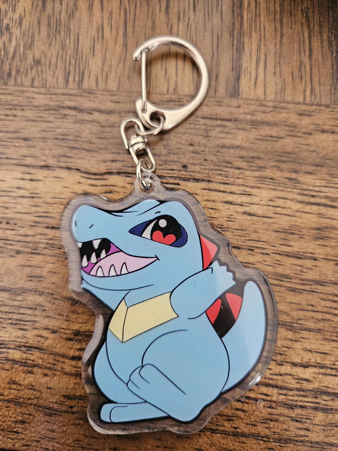 Totodile 2.5" Epoxy Acrylic Keychain - Etsy