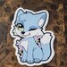 1" Blue Lupe "a Grade" Enamel Pin - Etsy