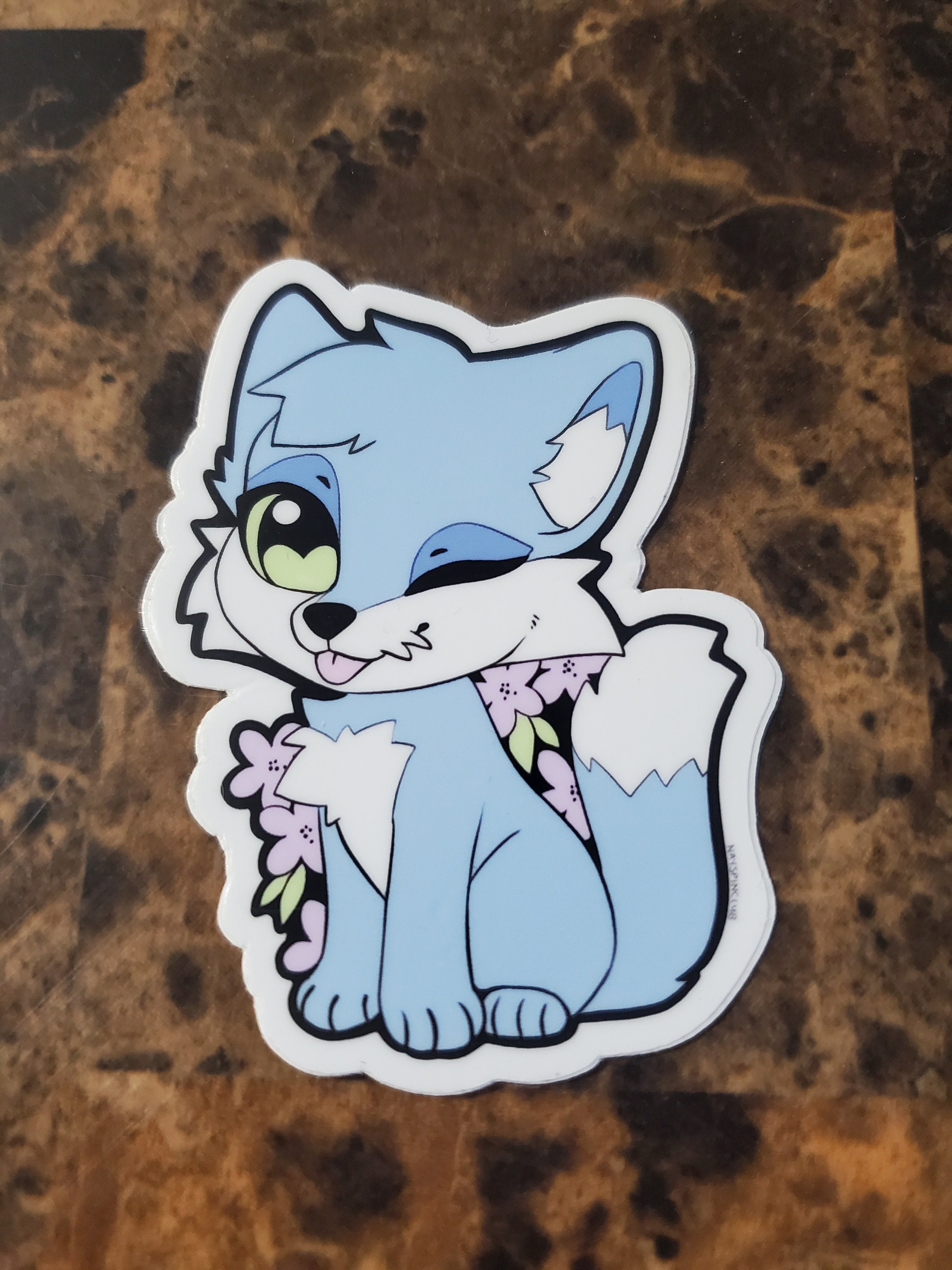 1" Blue Lupe "a Grade" Enamel Pin - Etsy