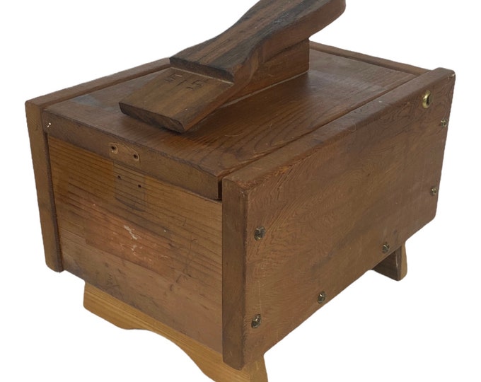 Vintage Shoe Shine Box, MCM Shoe Care, Shoe Polish Storage, Retro ...