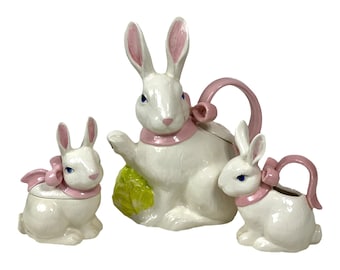 Rabbit Tea Party - Etsy