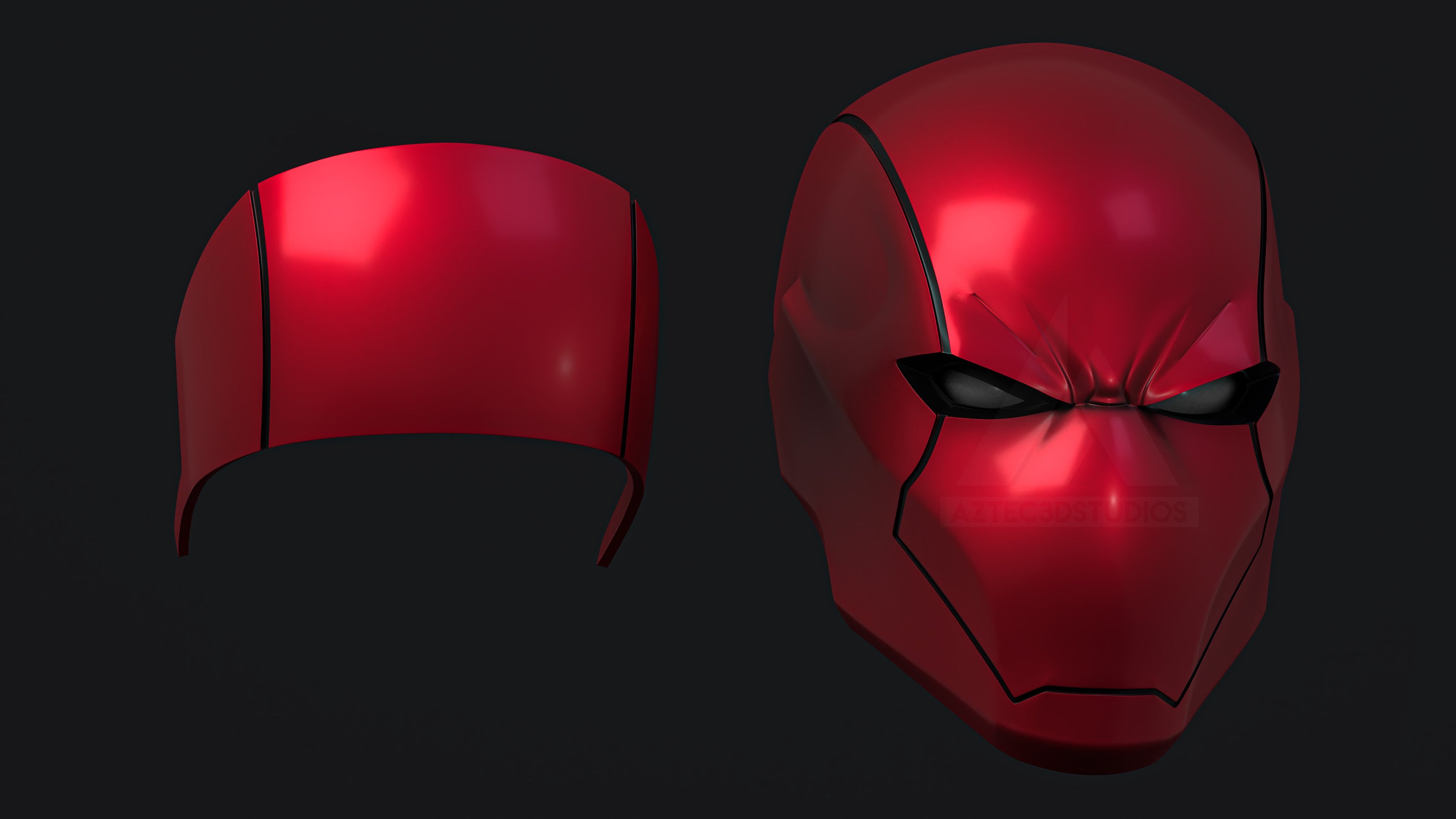 Red Rebirth Helmet Inspired DIGITAL FILE STL - Etsy UK