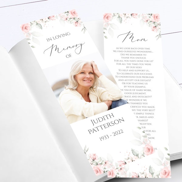 Bookmark Invitation - Etsy