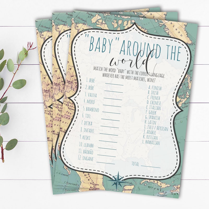World Baby Shower - Etsy