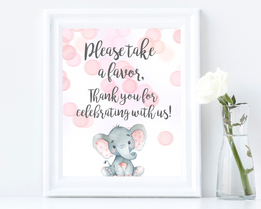 Thank You Sign Baby Shower Thank You Sign Baby Shower Sign Instant ...
