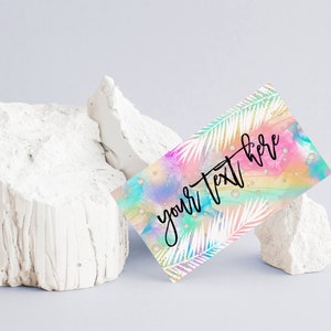 Editable Food Labels Rainbow Tie Dye Food Table Tents Summer Pool Party ...
