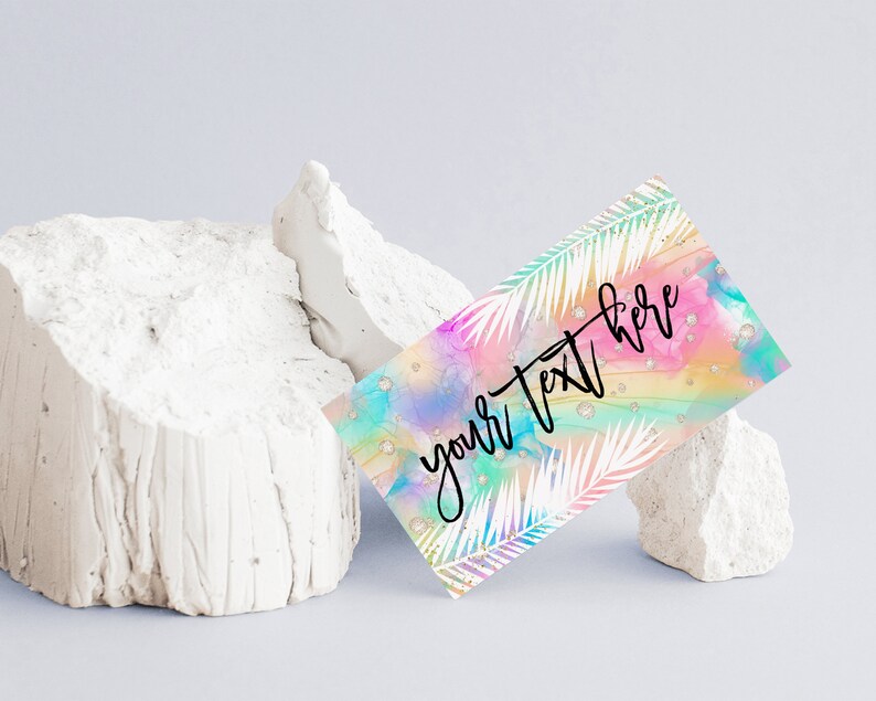 Editable Food Labels Rainbow Tie Dye Food Table Tents Summer - Etsy